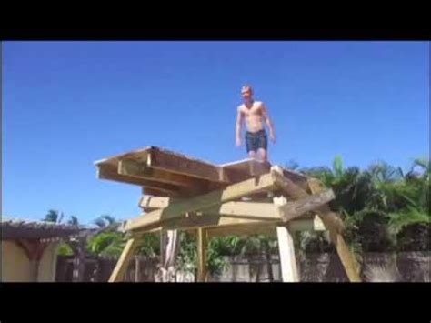 Backyard Cliff Jumping Youtube