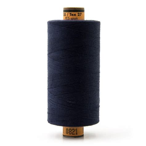 Bobine fil à coudre 1000m tout tissus Amann Belfil Bleu foncé FUS821