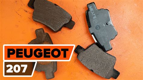 Comment remplacer des plaquettes de frein arrière sur PEUGEOT 207