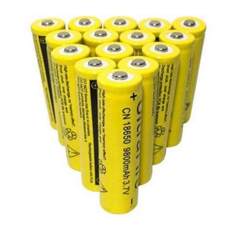 10 stk sæt 18650 batteri 3 7v 9800 mah genoplade Grandado