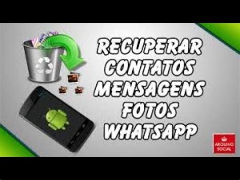 Como Recuperar Os Contatos Do Whassapp YouTube