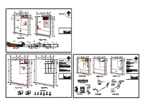 Oficina Y Barda Perimetral En AutoCAD CAD 662 07 KB Bibliocad