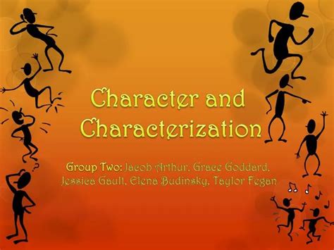 Ppt Character And Characterization Powerpoint Presentation Free