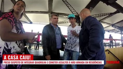 Preso jovem suspeito de integrar quadrilha e cometer assaltos à mão