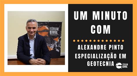 01 Um Minuto Edição Especial Especialização em Geotecnia