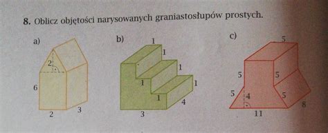 Oblicz Objętości Narysowanych Graniastosłupów Prostych Margaret Wiegel