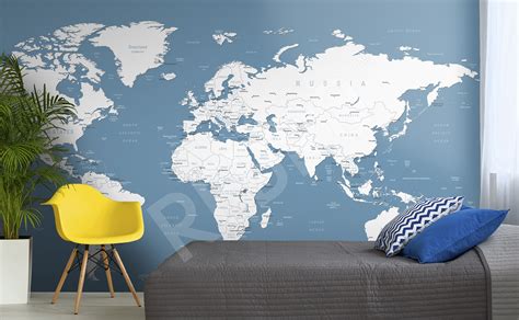 Fototapeta Mapa Wiata Odmie Swoj Cian Redro Pl