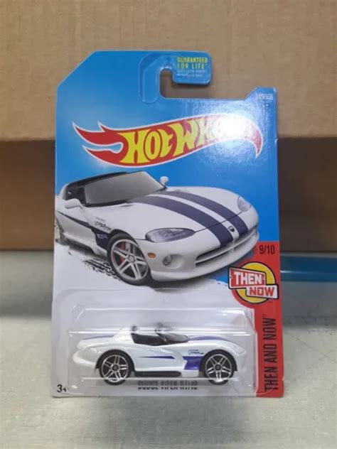 HOT WHEELS 2016 HW Then And Now White Dodge Viper RT 10 EUR 2 77