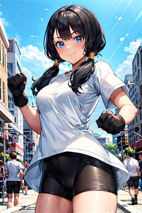 Rule Ai Generated Bed Black Hair Blue Eyes Blush Breasts Hot Sex Picture
