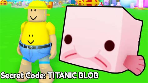 I GOT The NEW TITANIC BLOBFISH IN Pet Simulator X YouTube