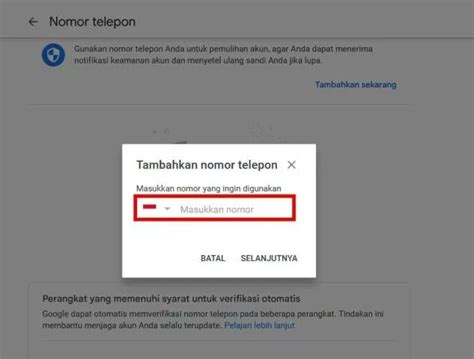Cara Menambahkan Nomor Telepon Di Akun Google Rancah Post