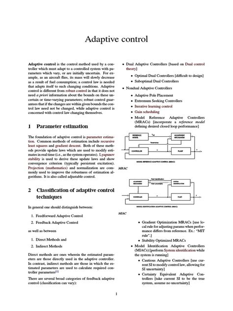 adaptive control pdf applied mathematics analysis