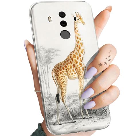 ETUI DO HUAWEI MATE 10 PRO WZORY ŻYRAFA ŚMIESZNE SAWANNA OBUDOWA