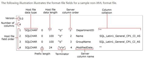 dynamically generate sql server bcp format files
