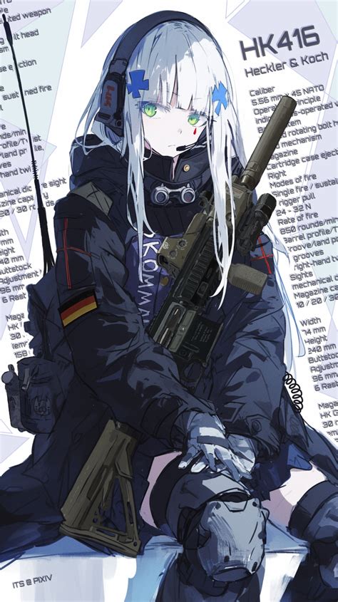 Hk416 Girls Frontline Drawn By Its Pixiv 61283676 Danbooru
