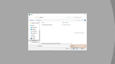 Convert Text File Into An Excel File