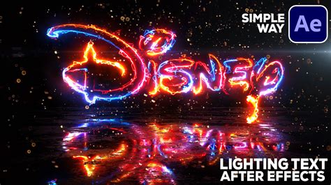 Create Electric Logo Animation With Amazing Reflection After Effect