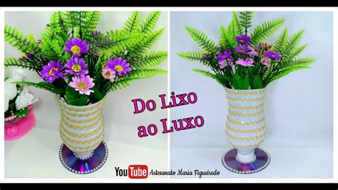 Do LIXO ao LUXO Vaso feito Garrafa de Danone Faça você mesmo