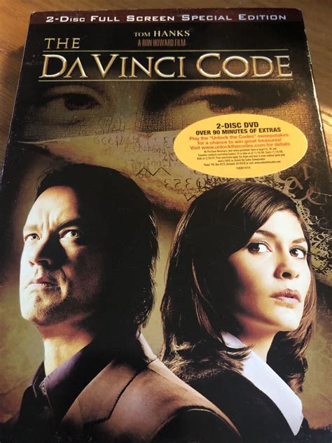 The Davinci Code Dvd Disc Set Special Edition Full Frame