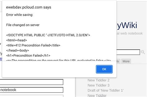 Issues Saving Via Webdav On PCloud Talk TW