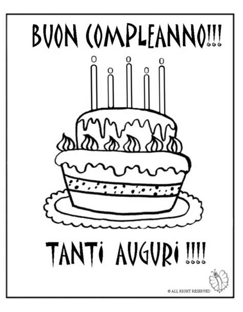 Disegni Di Buon Compleanno Per Bambini Da Colorare Idee De Colorare