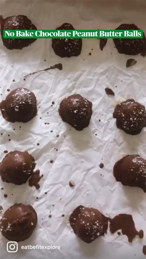 No Bake Chocolate Peanut Butter Balls Artofit