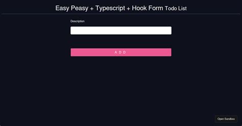 easy peasy typescript v3 codesandbox