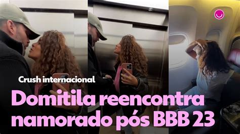 Domitila Barros mostra reencontro namorado alemão após BBB 23 veja