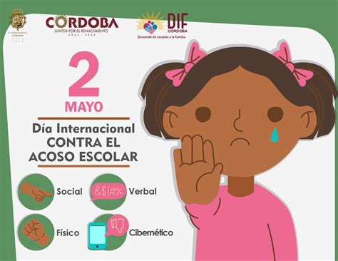 Día internacional contra el bullying o el acoso escolar DIF Córdoba
