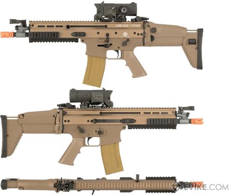 Cybergun FN Herstal Licensed Full Metal SCAR Light Airsoft AEG Rifle By