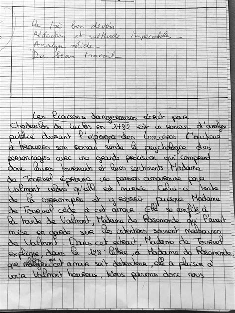 Exemple De Commentaire Compos Corrig Guide Complet Pour Les