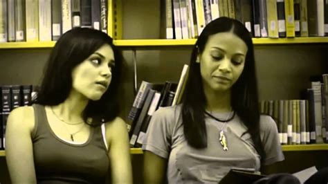 ZOE SALDANA SALBONGYAH MILA KUNIS MOBB DEEP NAS LESBIAN LOVIN GOOD TIME