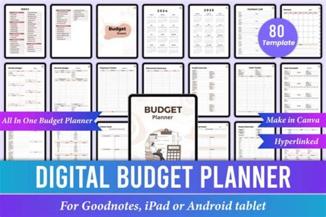 Digital Budget Planner For Ipad Canva Jomedit