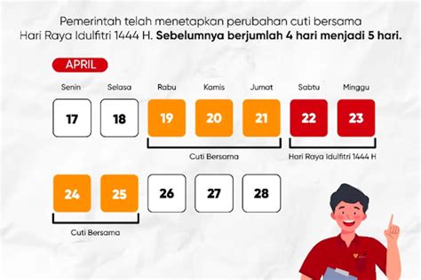Cuti Bersama Lebaran 2023 Sampai Tanggal Berapa Cek Jadwal Libur Idul