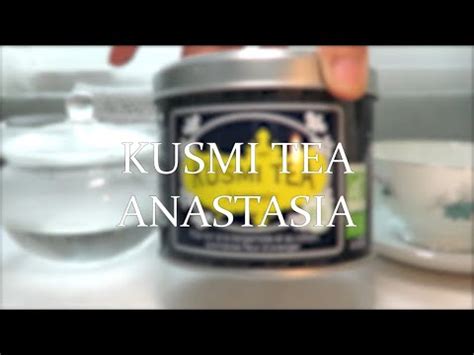 리뷰 쿠스미 아나스타샤 Kusmi Tea Anastasia 상품 51 자막 YouTube