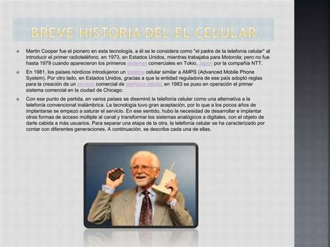 HISTORIA DEL TELEFONO CELULAR PPT