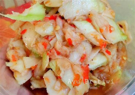 Resep Rujak Mangga Muda Super Pedas Oleh Ayu Pratiwi Cookpad
