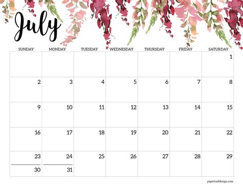July To June Calendar Get Calendar Update