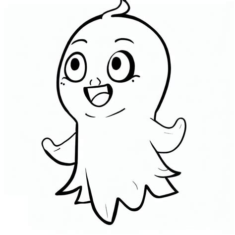 Desenhos de Fantasma Hilário para Colorir e Imprimir ColorirOnline