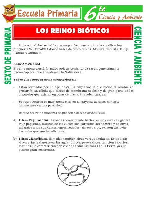 PDF LOS REINOS BIÓTICOS propuesta WHITTAKER donde habla de cinco