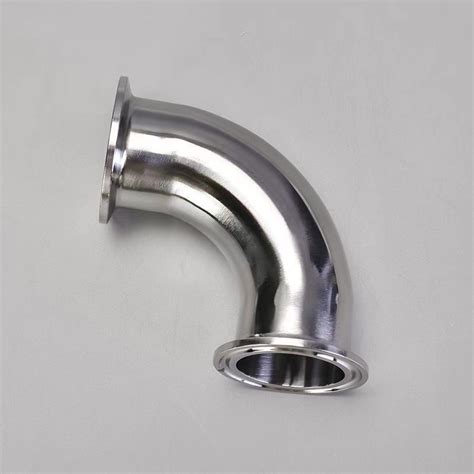Wenzhou Bstv Factory Price 90 Degree Stainless Steel Sanitary Clamped