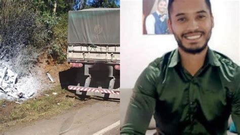 Identificado motociclista que morreu após moto pegar fogo em grave