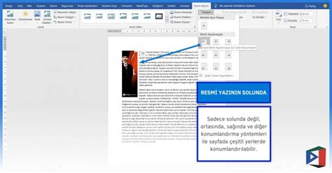 Resimlerin Yanına Yazı Yazma Microsoft Word