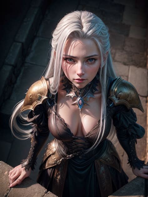 Female Sephiroth That Closely Resembles Regular Sephiroth Top Down AI Porn