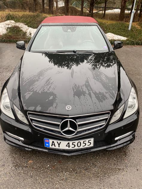 Bruktbil Til Salgs Mercedes Benz E Klasse 2012 Svart 265 Hk
