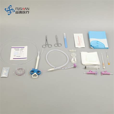 Fushan Medical Silicone Gastrostomy Tube Feeding Gastrostomy Tube Peg