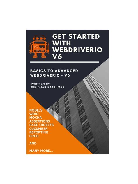 get started with webdriverio v6 pdf