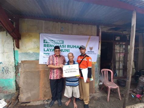 Bantuan Rehab Rumah Tidak Layak Huni Untuk Warga Kedaung Bapak Kiswandi