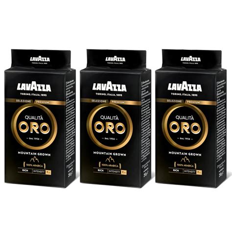 3x Kawa Mielona LAVAZZA Qualita Oro Mountain Grown 250 G Lavazza