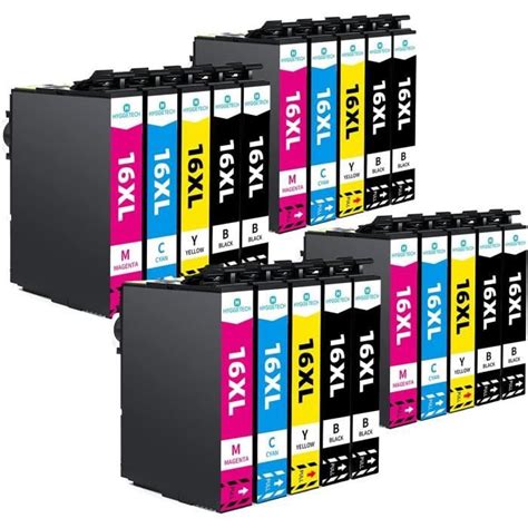 Lot De Cartouches D Encre De Rechange Pour Epson Xl Multipack